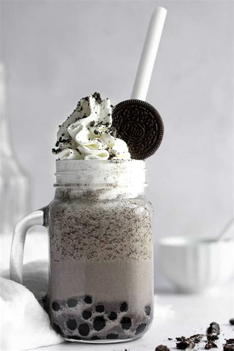 Oreo Bubble Shake 8 MINUTES Only That Cute Dish Recipe Bubble Tea Recipe Oreo Shake