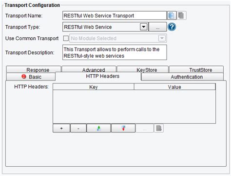 How To Configuring The Restful Web Service Transport Adapter