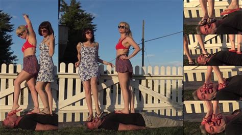 GEA CLEO Your Tongue Is Our Doormat Trampling Dirty Flip Flops L EXTREME Face