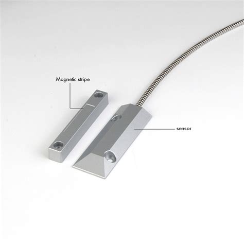 Nc 유선 차고 금속 롤러 셔터 경보 시스템 거리 공장 게이트 도어 센서 감지기 마그네틱 접촉 스위치 보안 경보