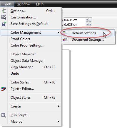 Cara Settings Default Color Management Menjadi RGB Belajar CorelDRAW