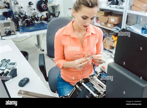 Label Printing Machine Hi Res Stock Photography And Images Alamy