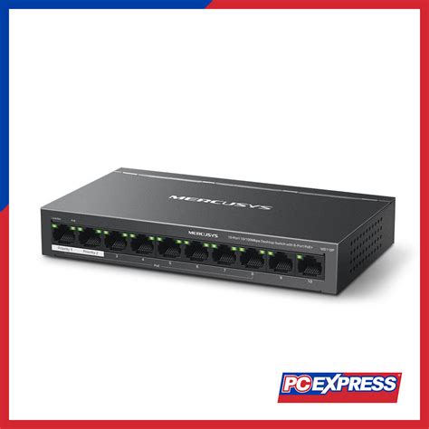MERCUSYS MS110P 10-Port 10/100Mbps Desktop Switch – PC Express