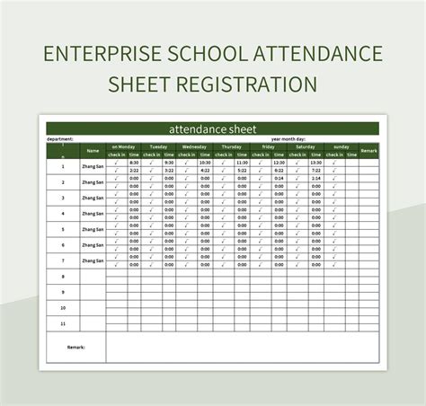 Employee Attendance Sheet Printable Attendance Sheet