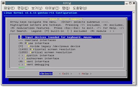 make menuconfig 에서 KLDP