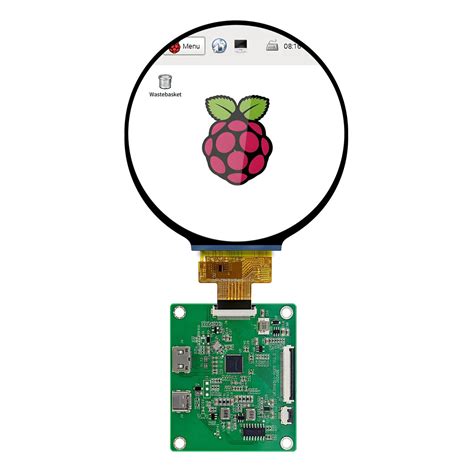 4 Inch Round Hdmi Display Offers Usb Touchscreen For Raspberry Pi
