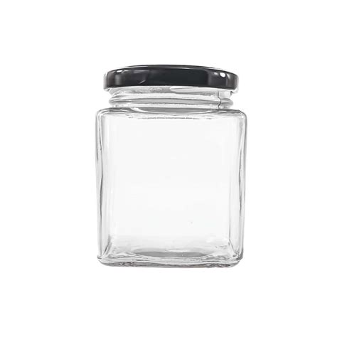 320ml Square Glass Jar Wholesale Kangaroo Glass Container