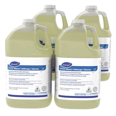 Diversey Suma Blend L7 Dishwasher Detergent Liquid 128 Oz 4carton