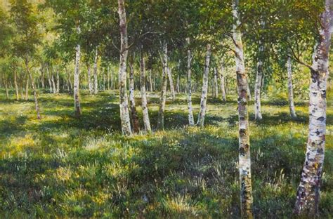 Березовая роща картины известных художников 97 фото