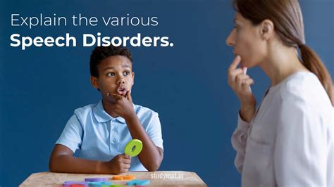 Various Types Of Speech Disorders Studymat