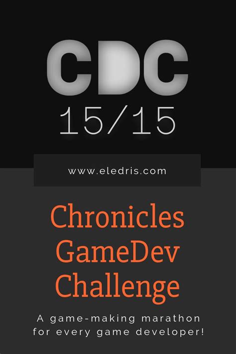 Chronicles GameDev Challenge Game Development Challenges Writing