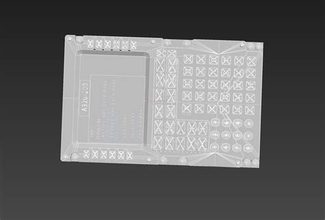 3d Model Multipurpose Control Display Unit Turbosquid 1383368