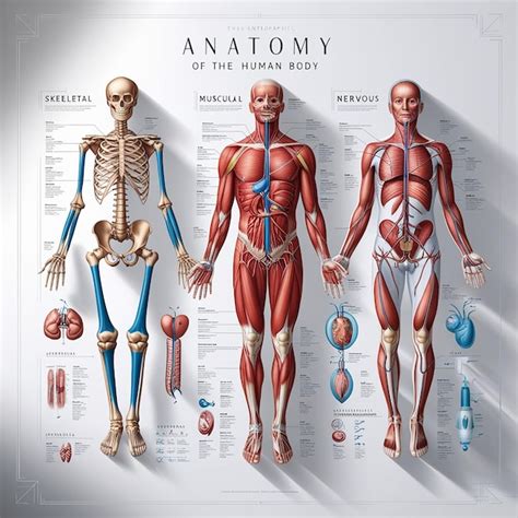 Anatomy Of The Human Body Information Infographic Premium Ai