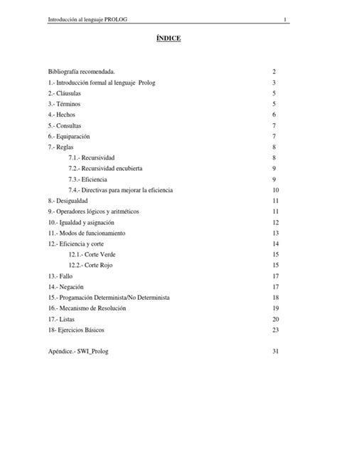 Manual De Prolog Descargar Gratis Pdf Lógica De Primer Orden Infinito