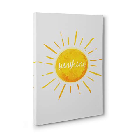 Tablou Canvas Sun 40x60cm Cadoul Ideal De La Tablouri Colorate