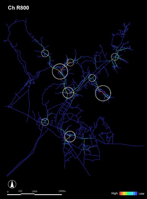 Integration Distribution With The Radius Of 800 M Download Scientific Diagram