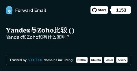 Yandex与zoho比较 2025