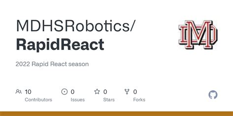 Github Mdhsrobotics Rapidreact Rapid React Season