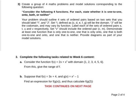 Solved 3 Create A Group Of 4 Maths Problems And Model