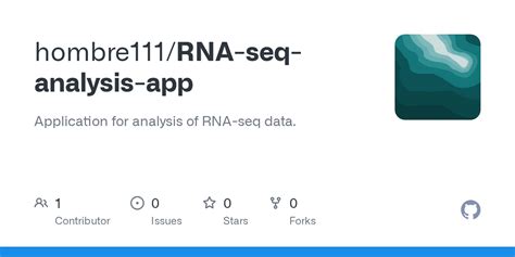 Github Hombre111 Rna Seq Analysis App Application For Analysis Of Rna Seq Data
