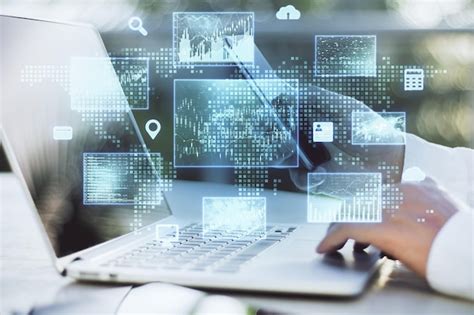 Premium Photo Abstract Global Business Interface