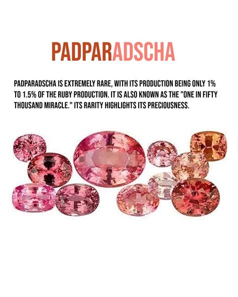 Padparadscha Sapphires The Rarest Of Them All With A Stunning Pink