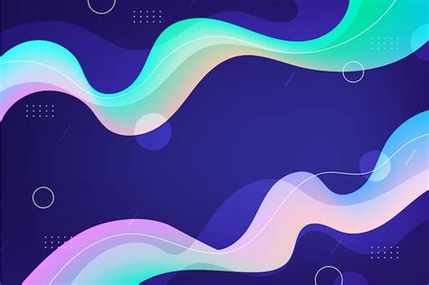 그라데이션 액체 추상적 인 배경 무료 벡터