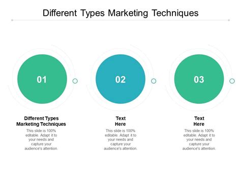 Different Types Marketing Techniques Ppt Powerpoint Presentation Model Obje