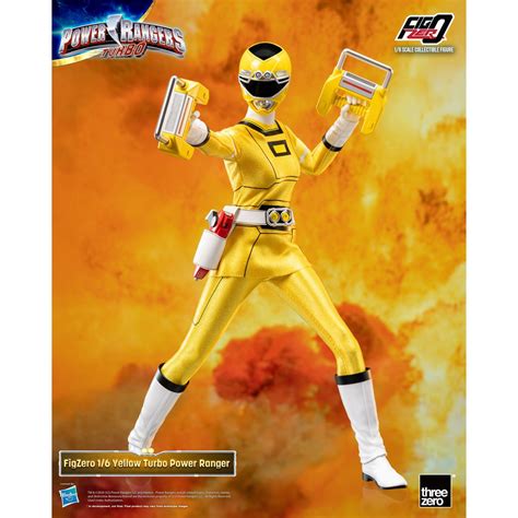 Power Rangers Turbo Yellow Turbo Power Ranger Figzero 16 Scale Action