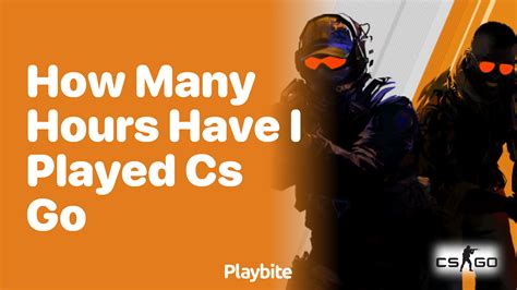 How Many Hours Have I Played CS GO Playbite