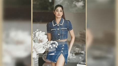 Janhvi Kapoor Gives Major Wardrobe Goals In Denim Co Ord Set