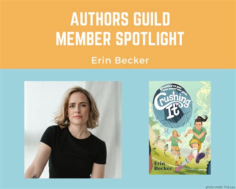 Member Spotlight Erin Becker The Authors Guild