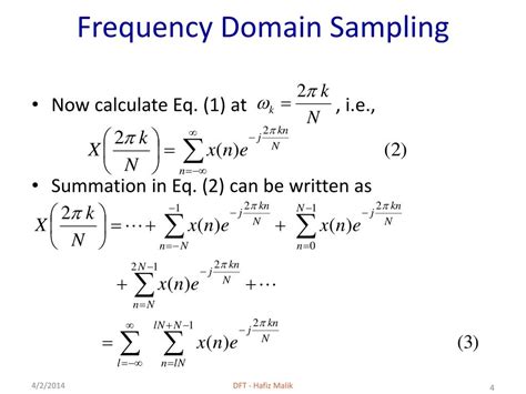 Ppt Discrete Fourier Transform Dft Powerpoint Presentation Free Download Id