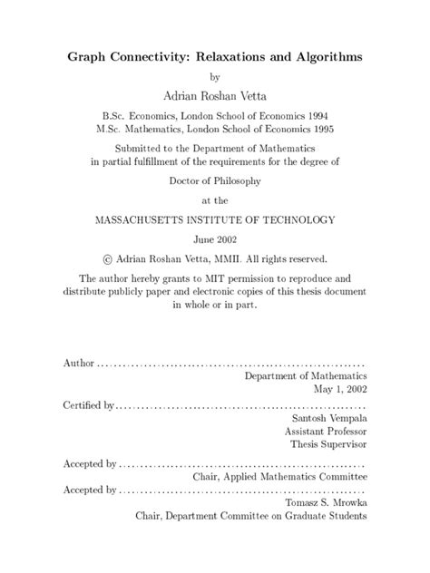 Thesis Pdf Linear Programming Mathematical Optimization