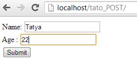 PHP GET And POST Example