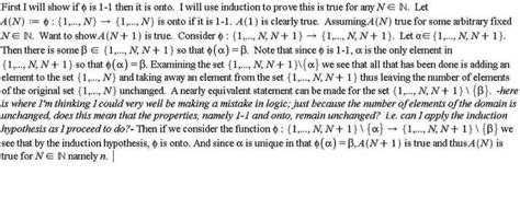 Prove A Function From A Finite Set To The Same Set Is 1 1 Iff It Is
