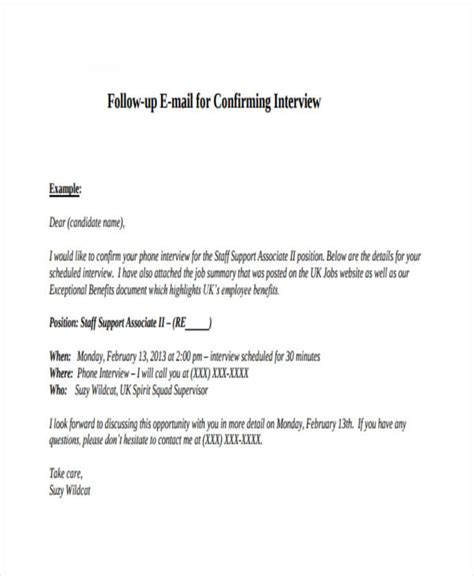 Interview Follow Up Email Atlantadop