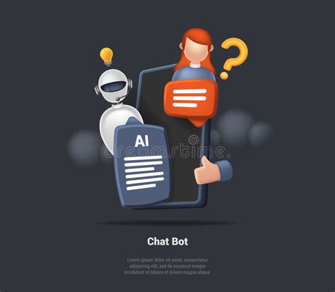 Artificial Intelligence Woman Chat With Robot Chat Bot And Future