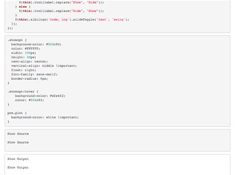 R Code Folding In Rmarkdown Can T Get Div Wrapper To Work Stack Overflow
