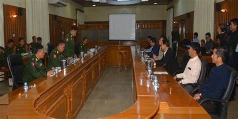 တပ်မတော်ညှိနှိုင်းဆွေးနွေးရေးအဖွဲ့နှင့် Rcss Ssa ကိုယ်စားလှယ်များတွေ့ဆုံ နိုင်ငံတကာမြန်မာ့သတင်း