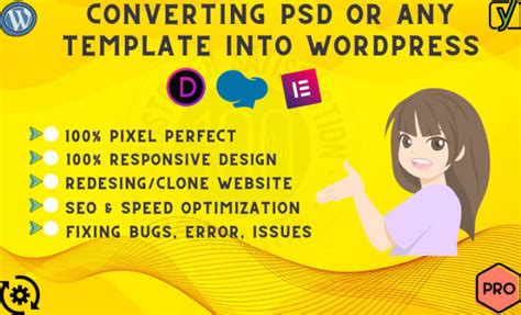convert psd to divi or psd to elementor figma xd ai sketch by