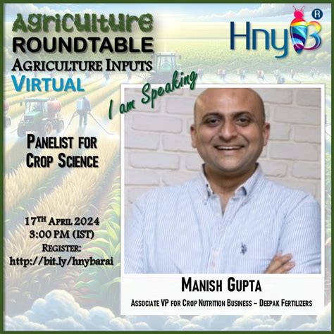 Hnyb On Linkedin Manish G Is Set To Contribute His Insights On The Panel Discussion For