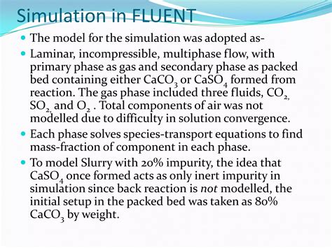 Kinetics Of Flue Gas Desulfurization Dry Scrubbing Pptx