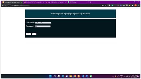 Github Reeztuscanosql Injection Attack Sql Injection Using Basic Tricks To Gain Admin Login