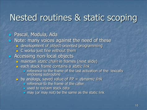 Ppt Subroutines And Control Abstraction Powerpoint Presentation Free