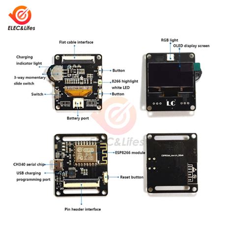 Esp8266 Wifi Smart Watch โปรแกรม Development Board สำหรับ Smartwatch