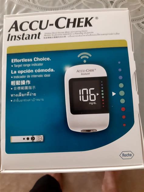Accu Chek Instant Health Nutrition Health Monitors Weighing Scales On Carousell