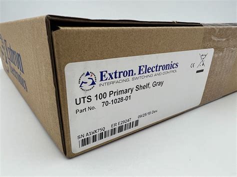 New Extron Uts 100 Primary Shelf Under Table Shelf Gray 70 1028 01 G