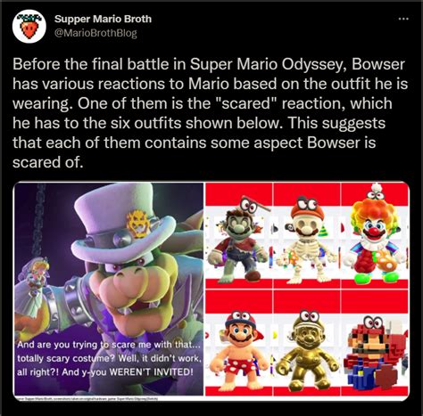 Bowsers Fears Super Mario Odyssey Know Your Meme