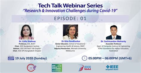 Techtalk Of Webinar Series Research And Innovation Challenges During